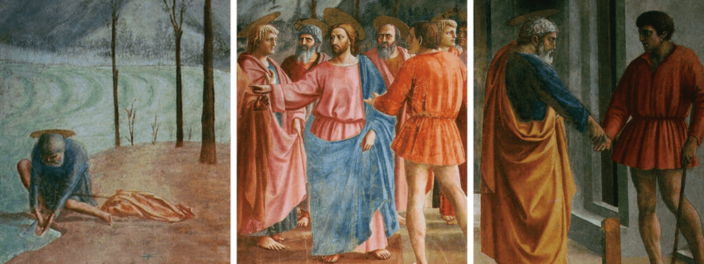 "The Tribute Money" by Masaccio - Rocky Ruggiero