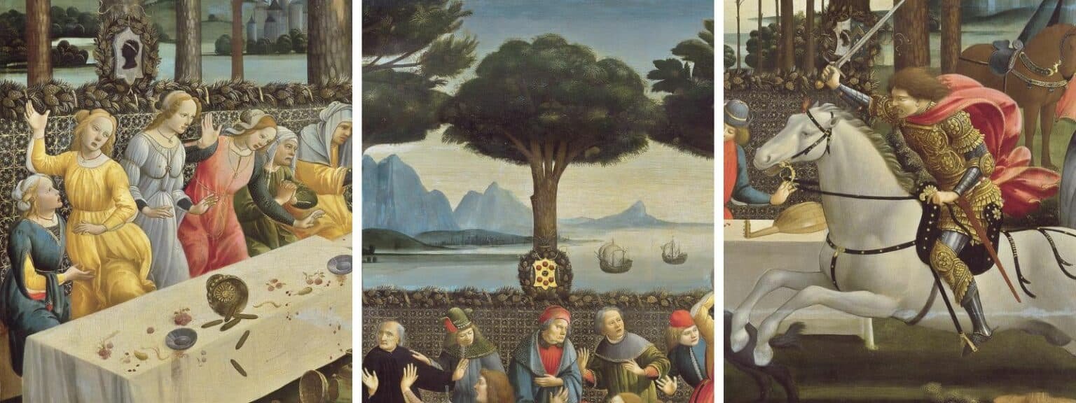 "Stories of Nastagio degli Onesti" by Botticelli - Rocky Ruggiero
